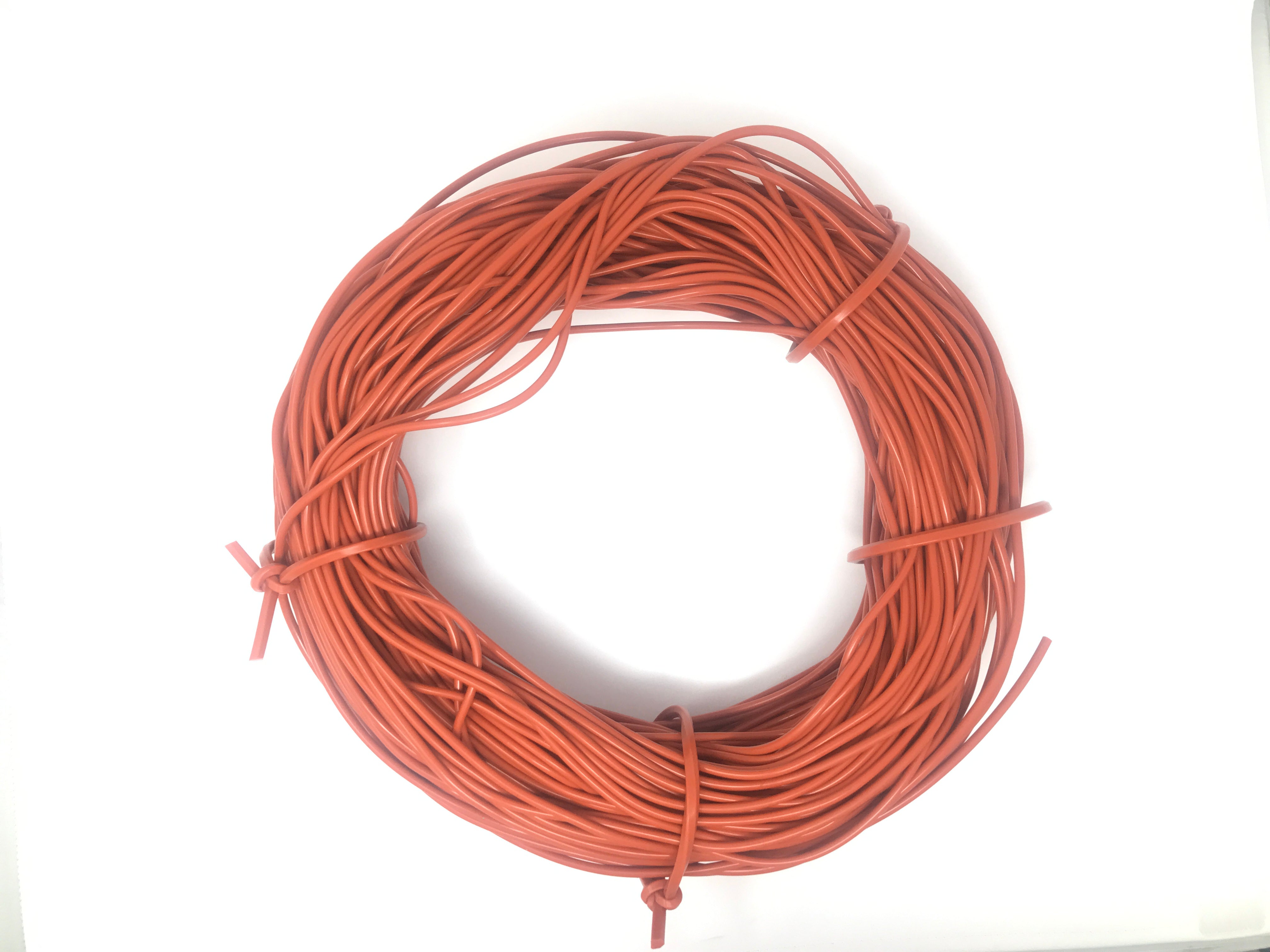3/16" Diameter Stock Silicone Rubber Round Cord 100 Feet - 70 Duromete ...