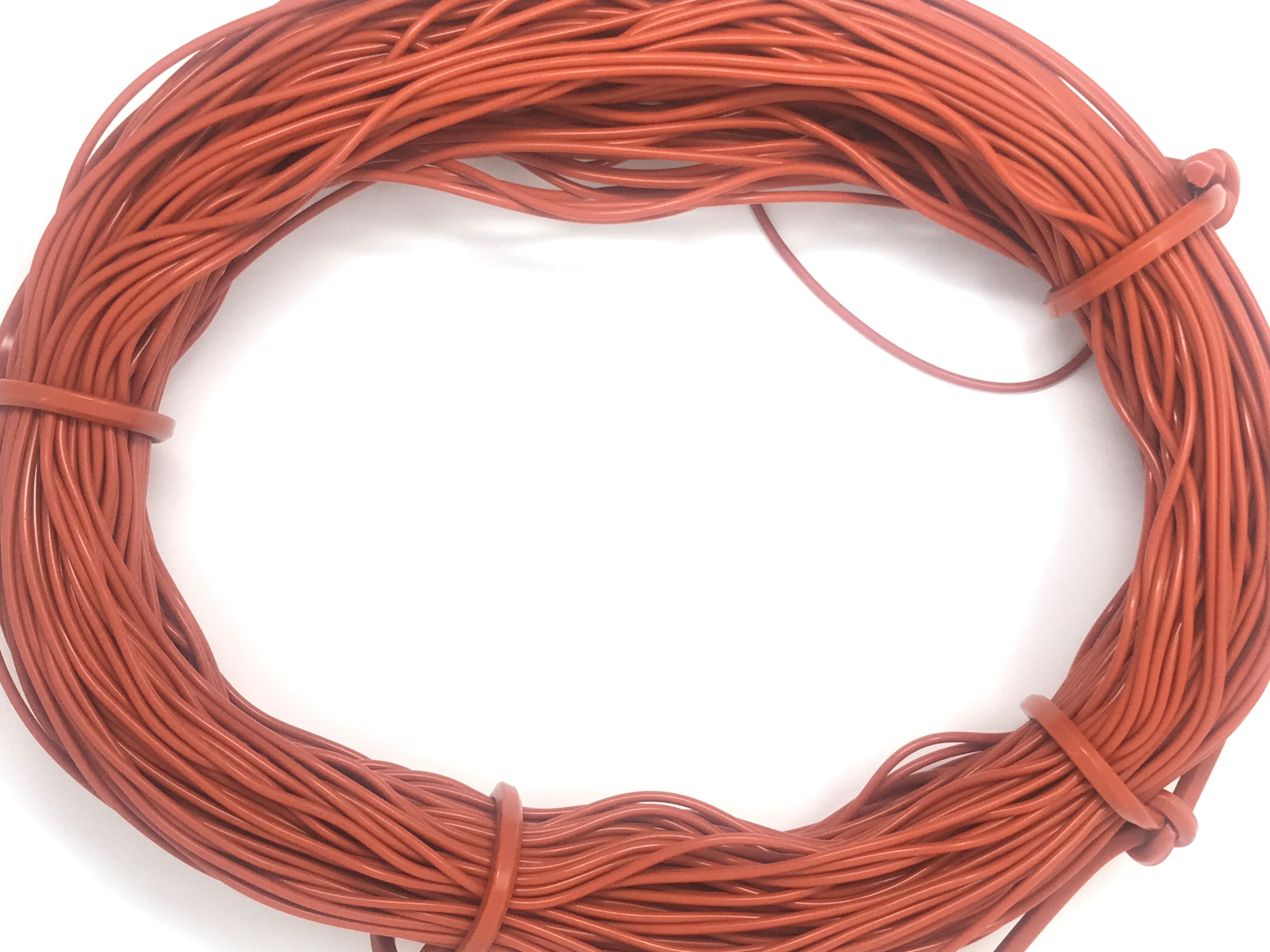 3/16" Diameter Stock Silicone Rubber Round Cord 100 Feet - 70 Duromete ...