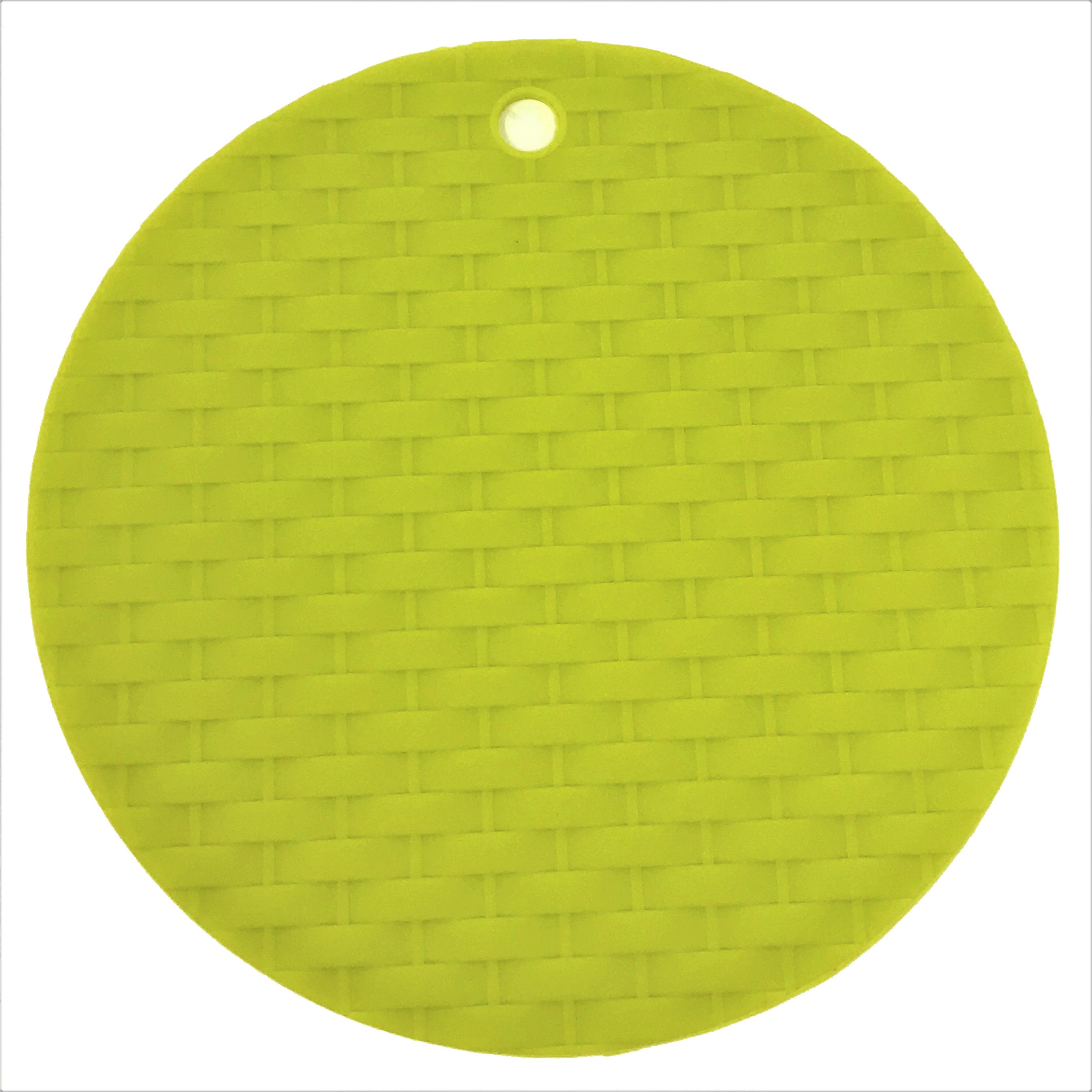 Silicone Round Knit Cup Hot Pad 6 x 4 Pcs Set | Accurate Rubber Corporation